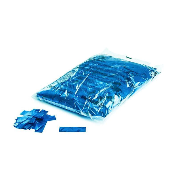 Light Blue Metallic Confetti Rectangles 17x55mm 1KG | King Confetti
